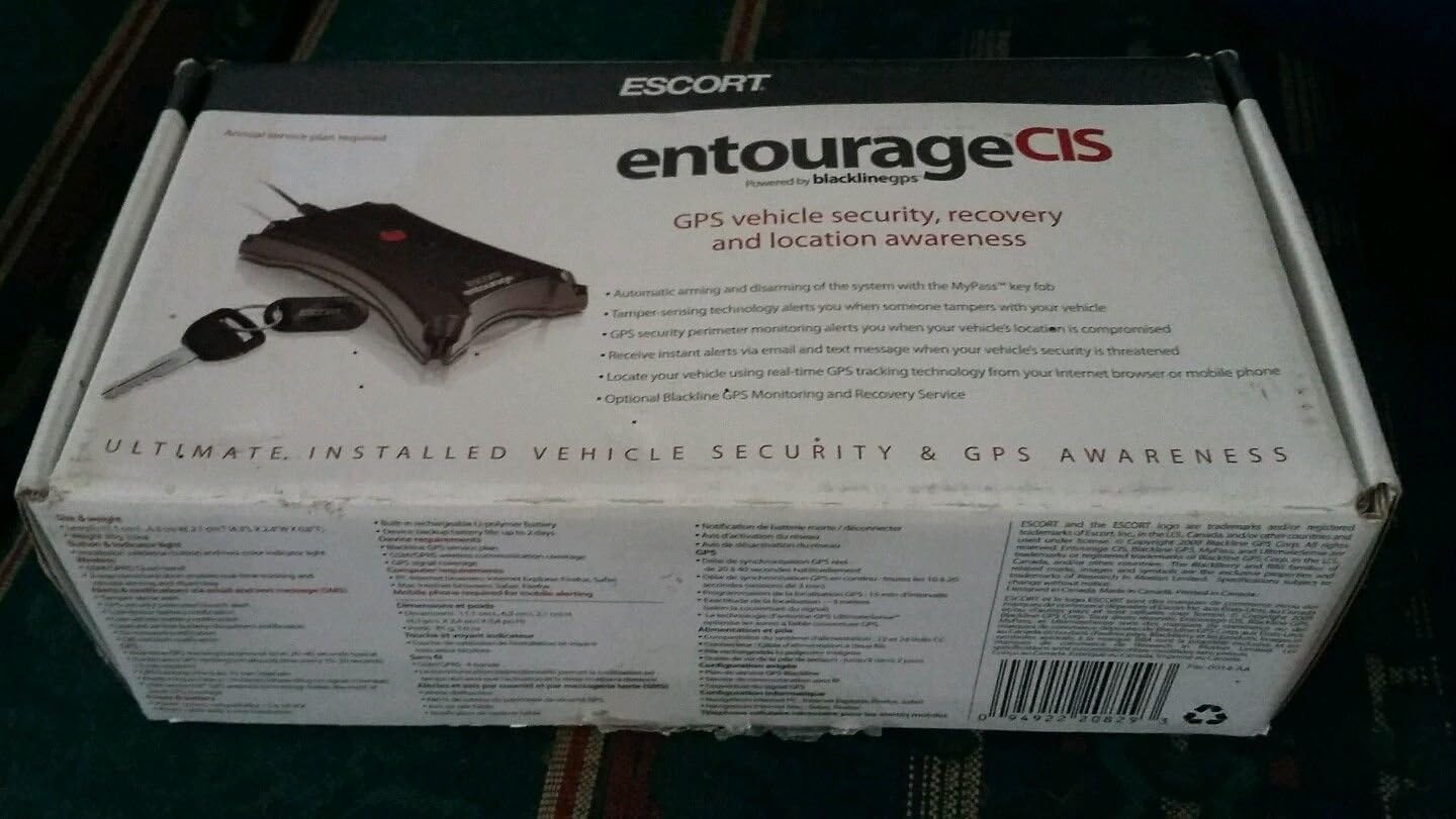 Amazon.com: Escort Entourage CIS Kit-0016 GPS Vehicle Tracker (Black ...