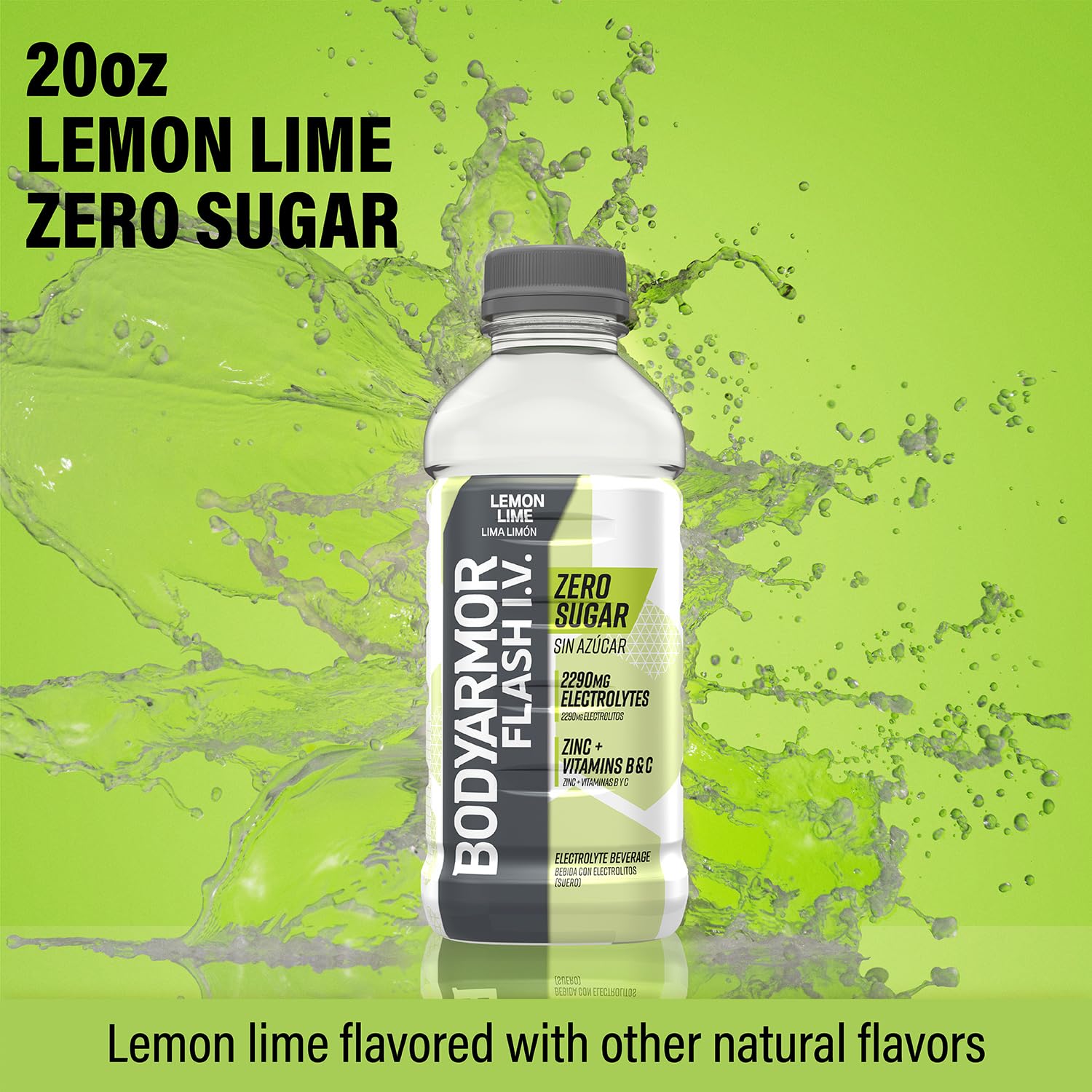 Snapklik.com : BODYARMOR Flash IV Zero Sugar Electrolyte Beverage ...
