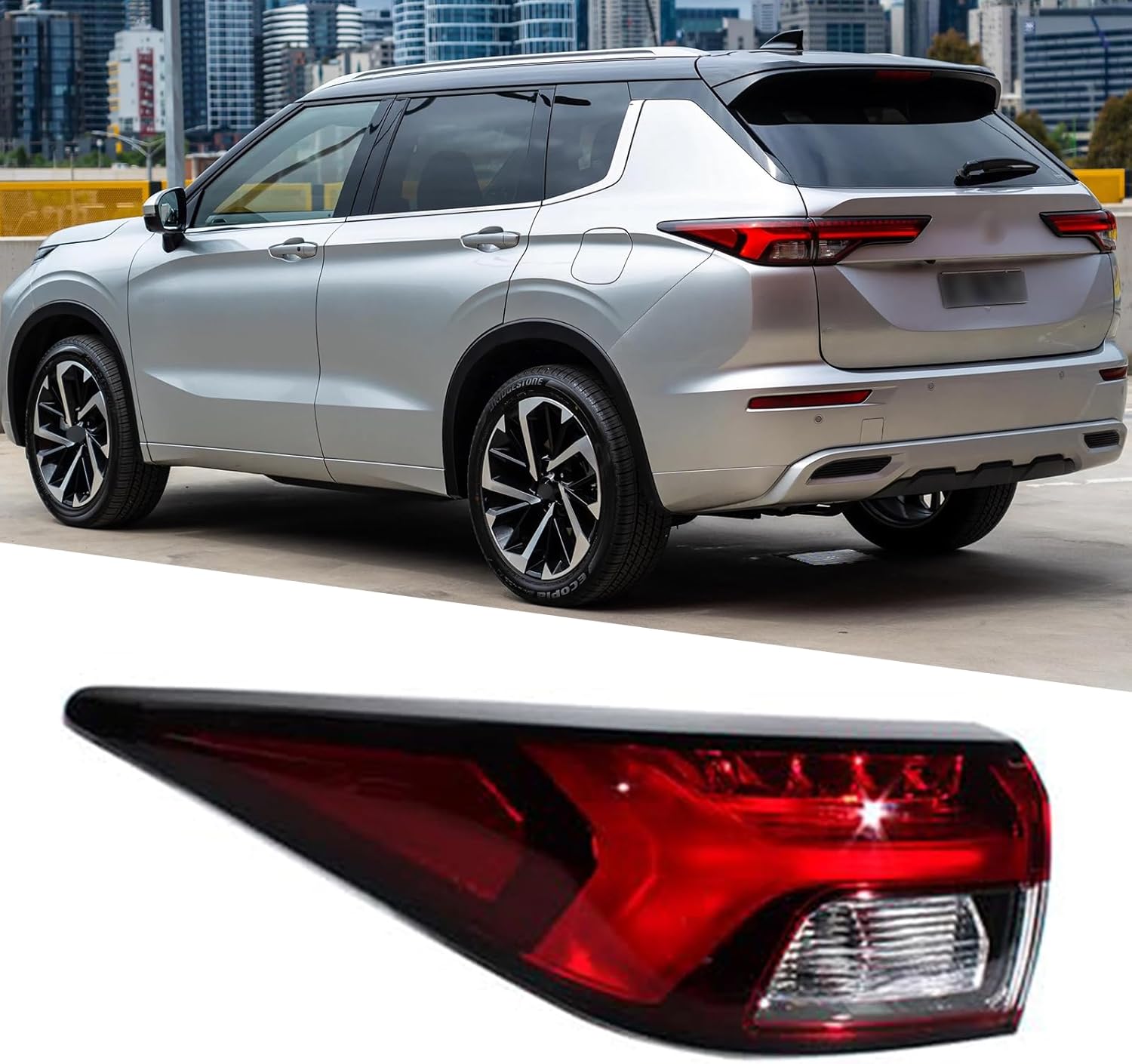 Amazon.com: Tail Lights Assembly Fit for Mitsubishi Outlander PHEV 2022 ...