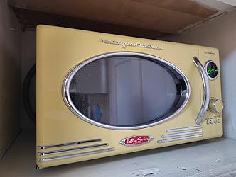 Amazon.com: Nostalgia Retro Microwave - Countertop Microwave Oven ...