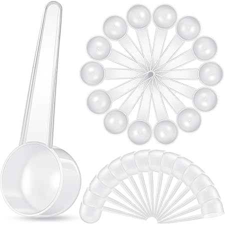Amazon.com: 80 Pack Plastic Scoop Tablespoon Measuring Spoons 20 ml ...