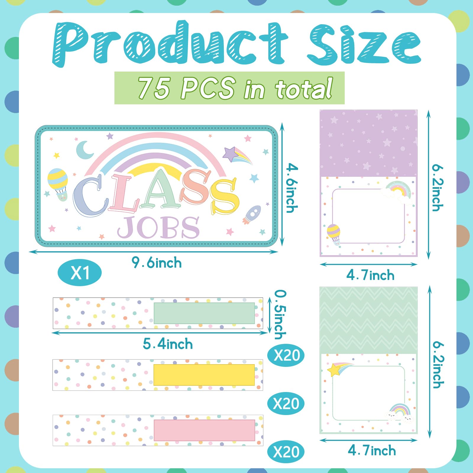 Snapklik.com : Zonon Class Jobs Bulletin Board Colorful Class Jobs ...