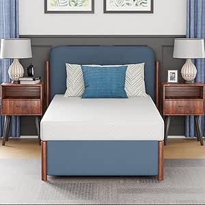 Amazon.com: PayLessHere 6 Inch Twin Gel Memory Foam Mattress Fiberglass Free/CertiPUR-US ...