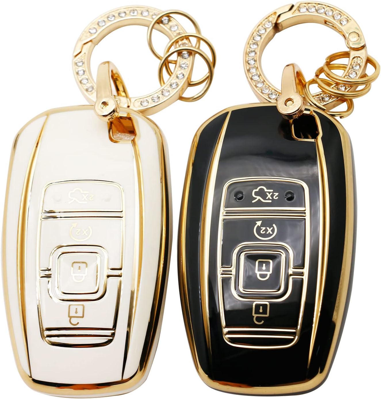 Amazon.com: 2 pcs for Lincoln Key fob Cover,for 2017 2018 2019 Lincoln ...