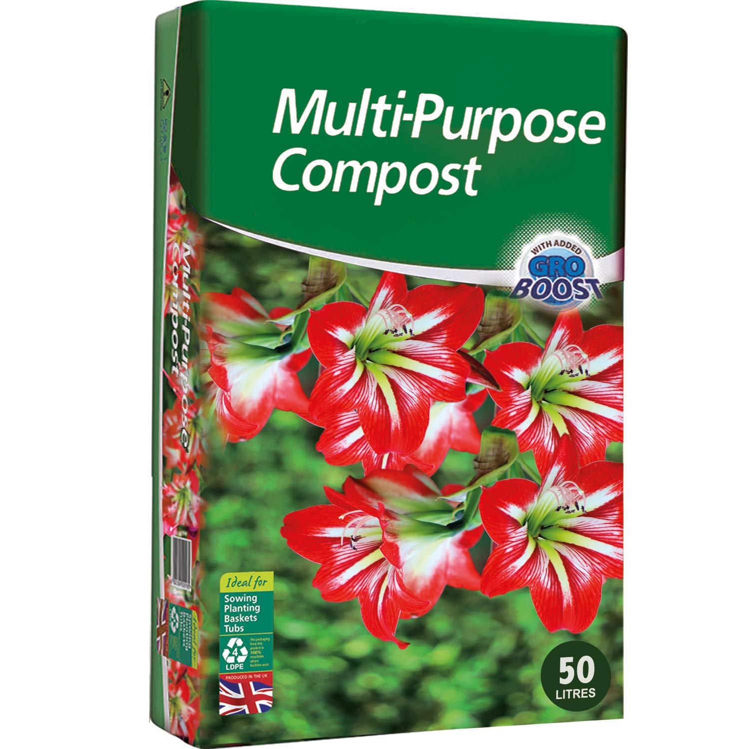 Buy KEPLIN 50L Multi-Purpose Potting Compost, ent Rich All Purpose ...