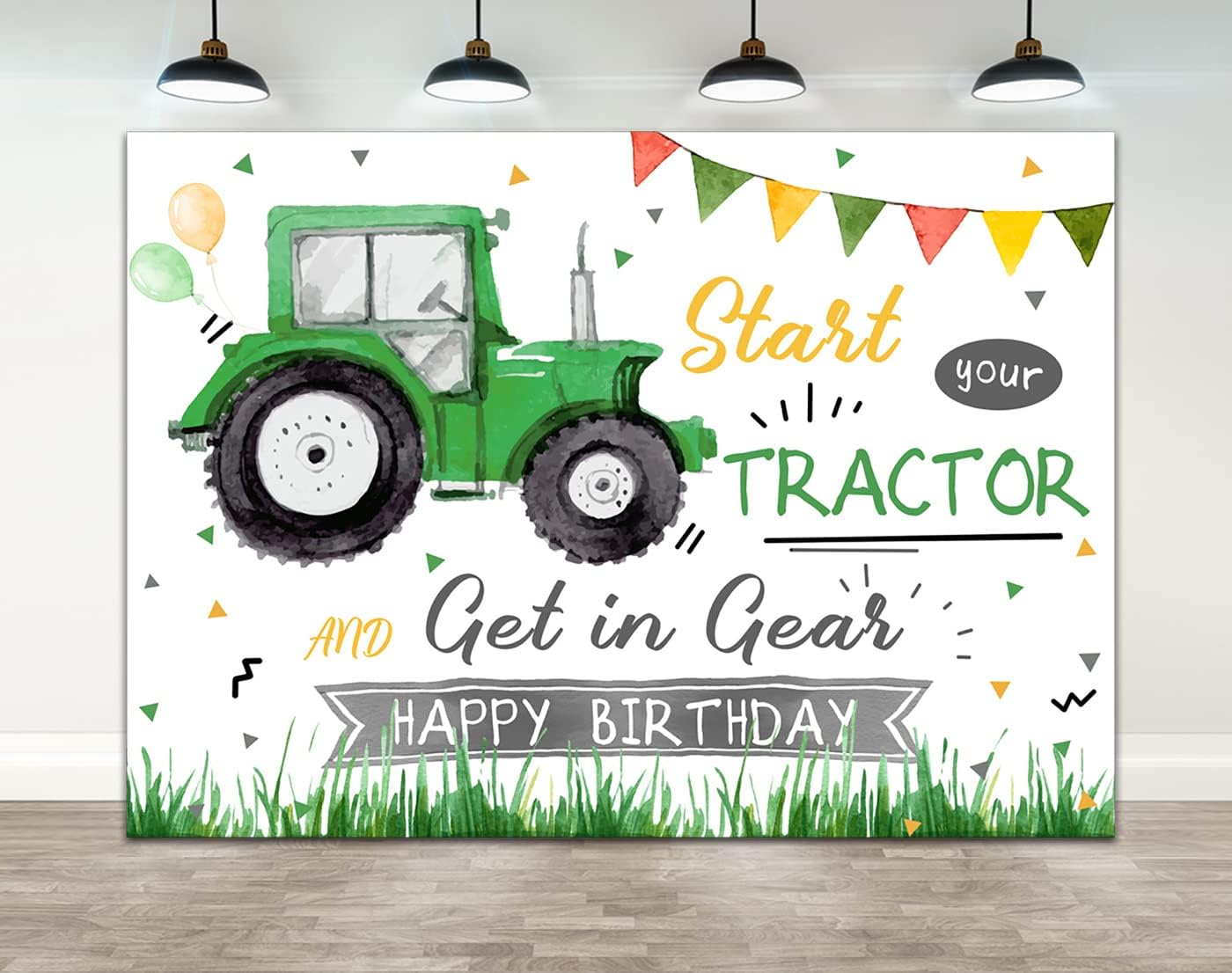 Amazon.com : Ticuenicoa 7×5ft Tractor Backdrop for Birthday Party Boy ...