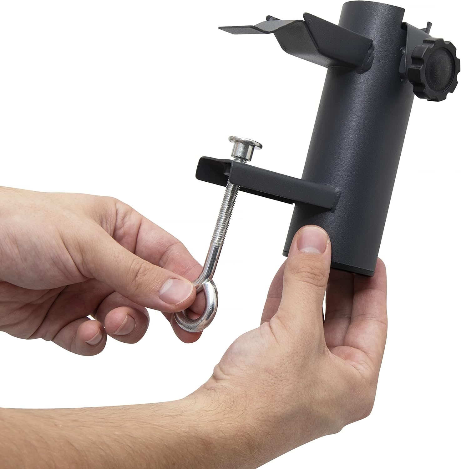 Trustaloa Umbrella Clamp Holder – Strong Steel Parasol Clip – Complete ...