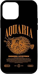 Amazon.com: iPhone 12 mini Porcupine Puffer Fish Fish Keeper Modern ...