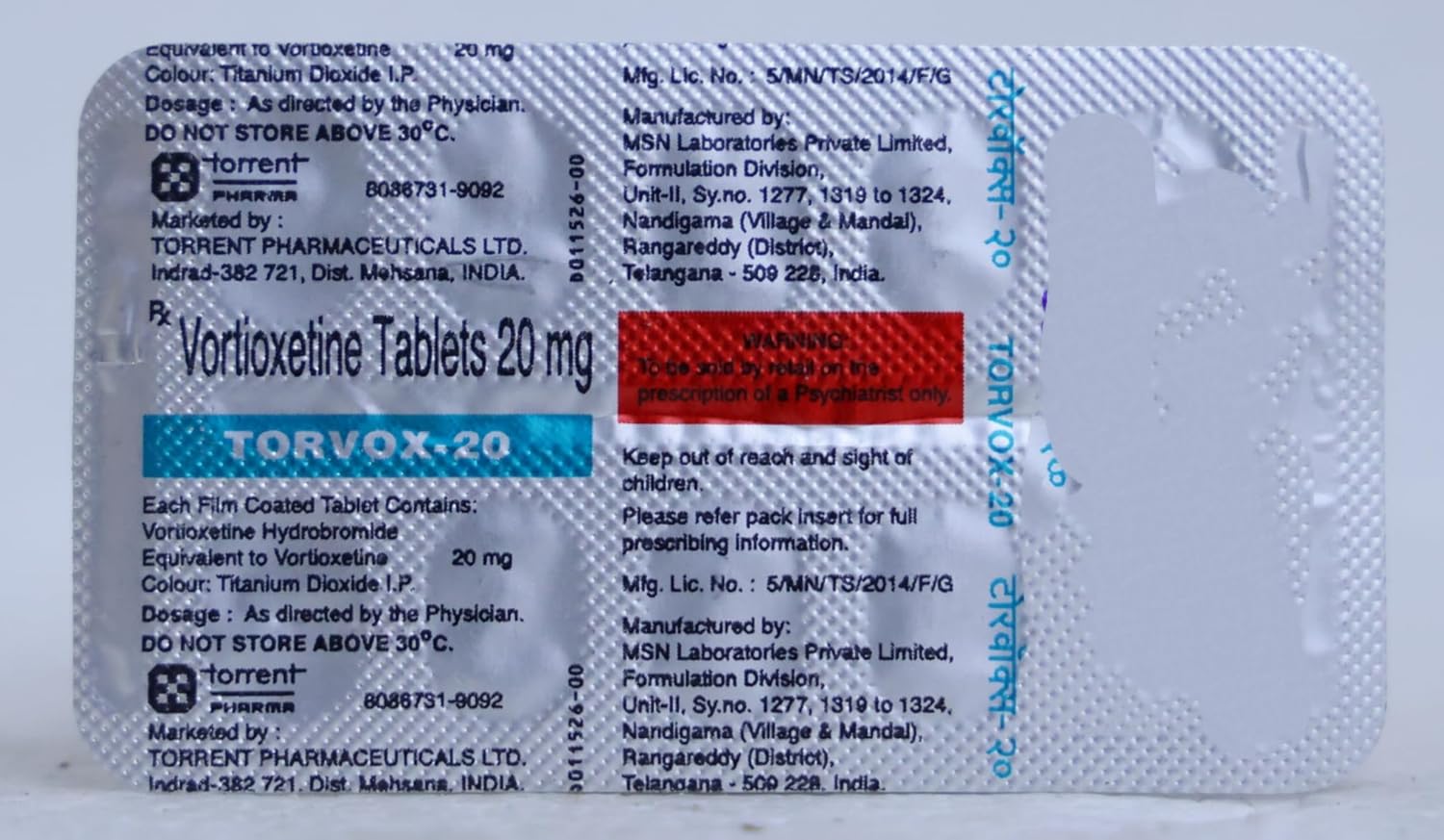 Torvox 20 - Strip of 10 Tablets : Amazon.in: Health & Personal Care