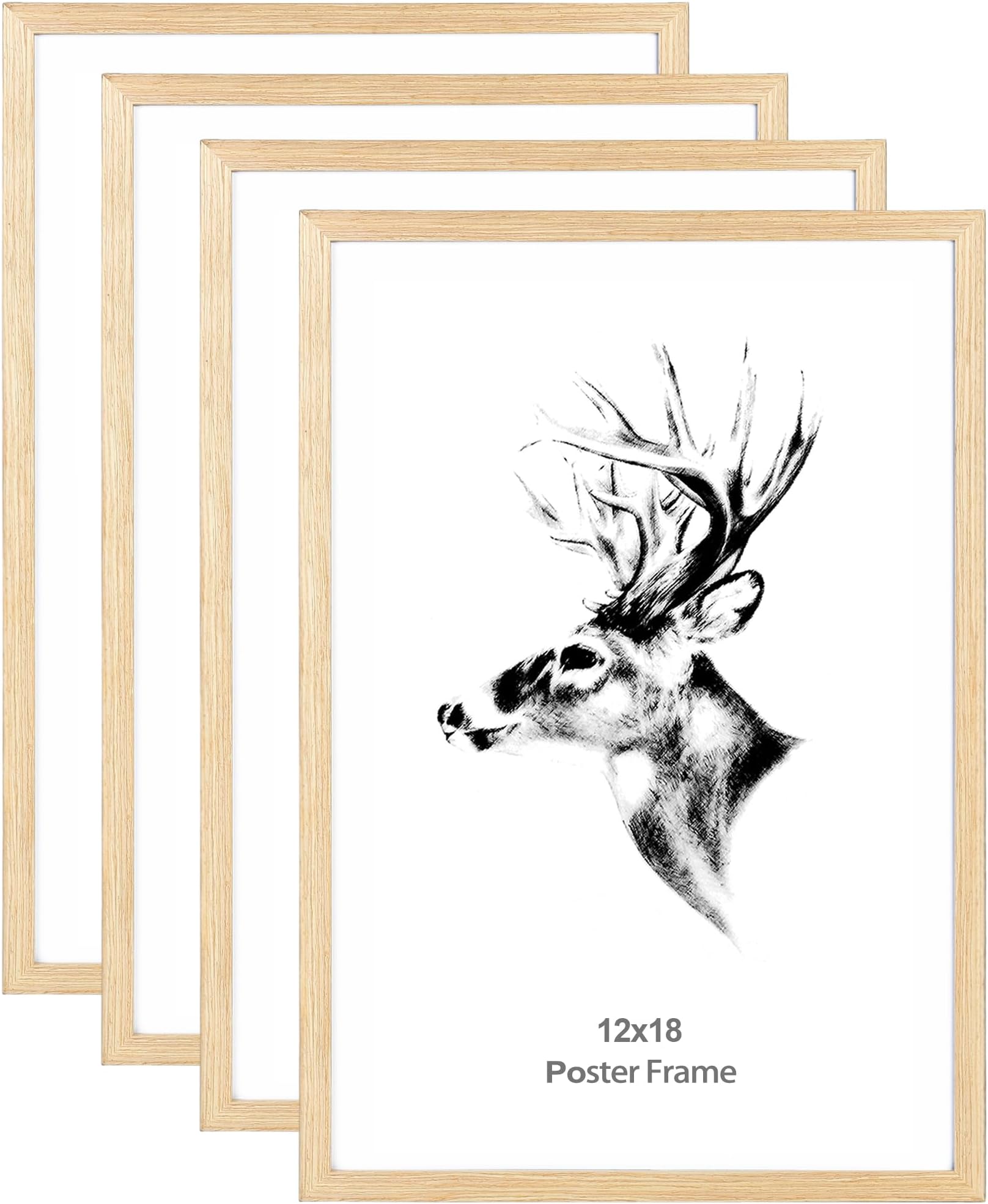 Amazon.com - 12x18 Picture Frame Set of 2, Plastic Wall Hanging Photo ...