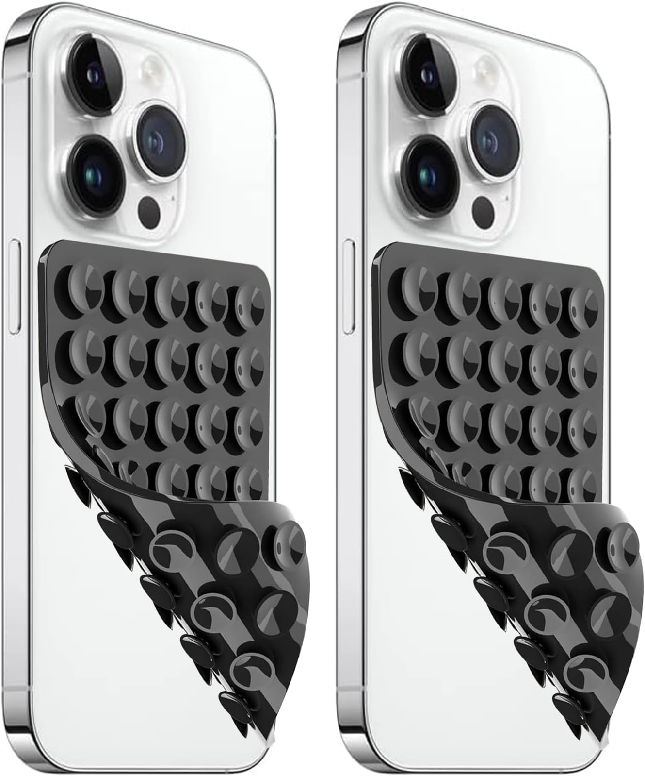 Amazon.com: CATURNAL Double Sided Silicone Suction Cup Phone Mount Case ...