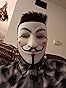 Amazon.com: ZLLJH V for Vendetta Mask for Anonymous Cosplay Mask Hacker ...