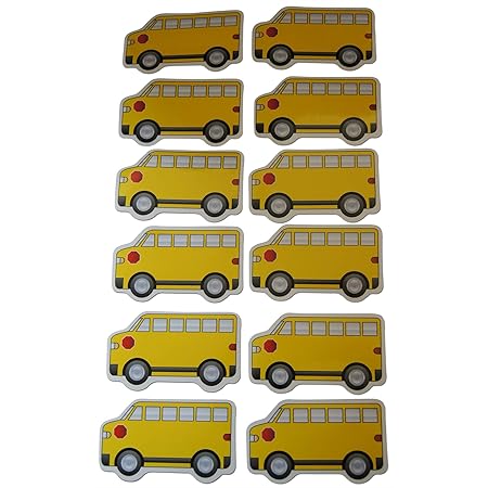 Amazon.com: Novel Merk Yellow School Bus Truck Small Refrigerator ...