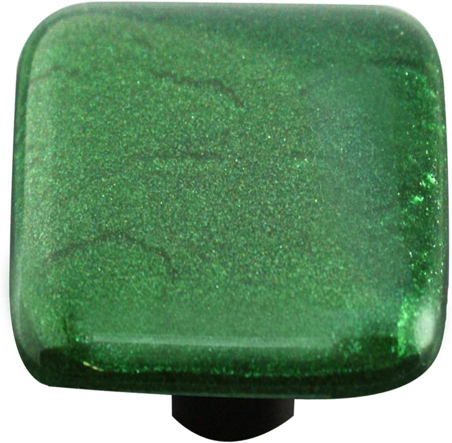 Amazon.com: Aquila Art Glass HK1025-KB Solid Color Collection Knob ...