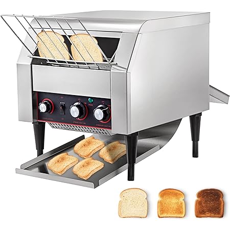 Commercial Conveyor Toaster 150 Slices/Hour 110V Heavy Duty Restaurant ...