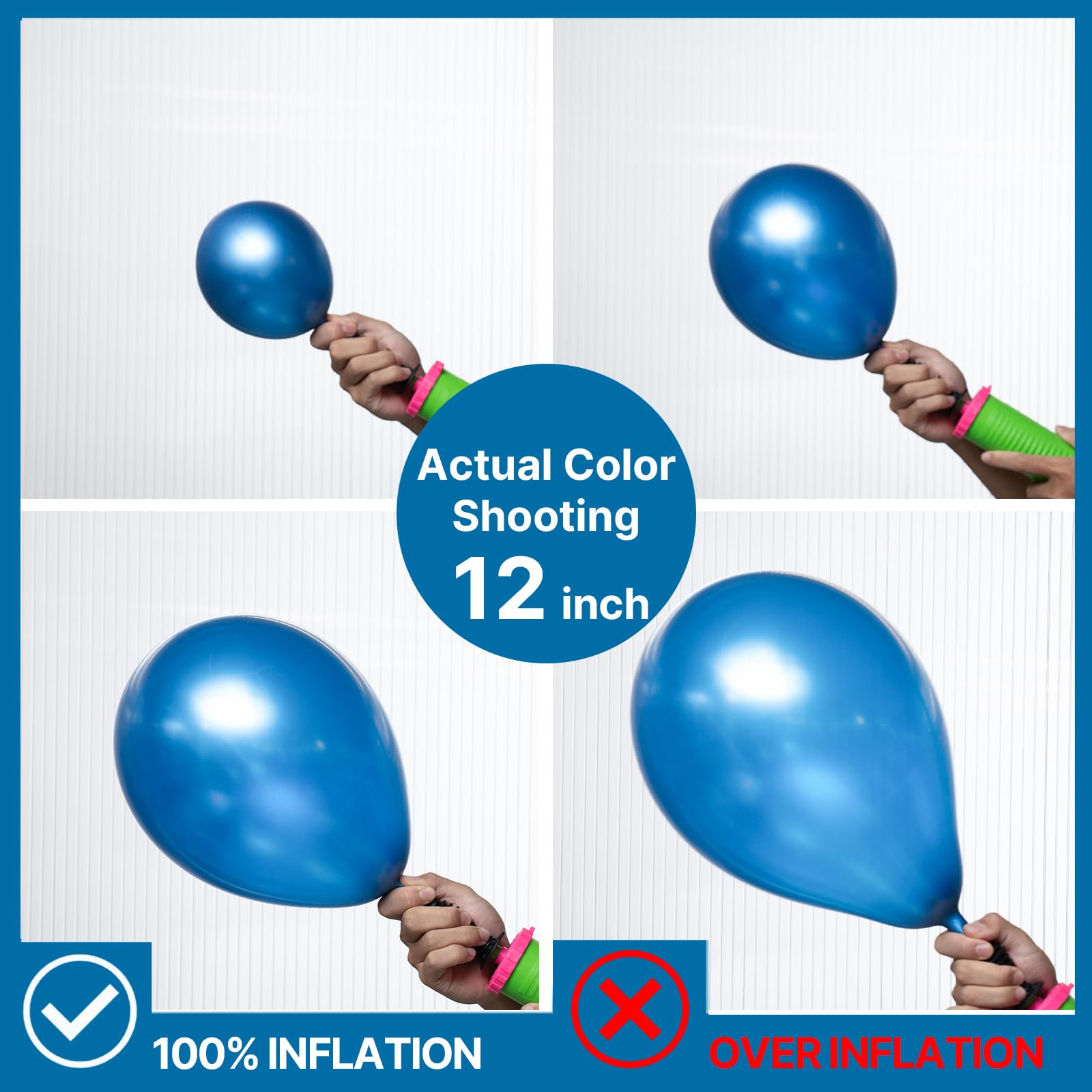 Snapklik.com : Blue Shades Balloon Garland Kit, 140 Pcs Shades Of Blue ...