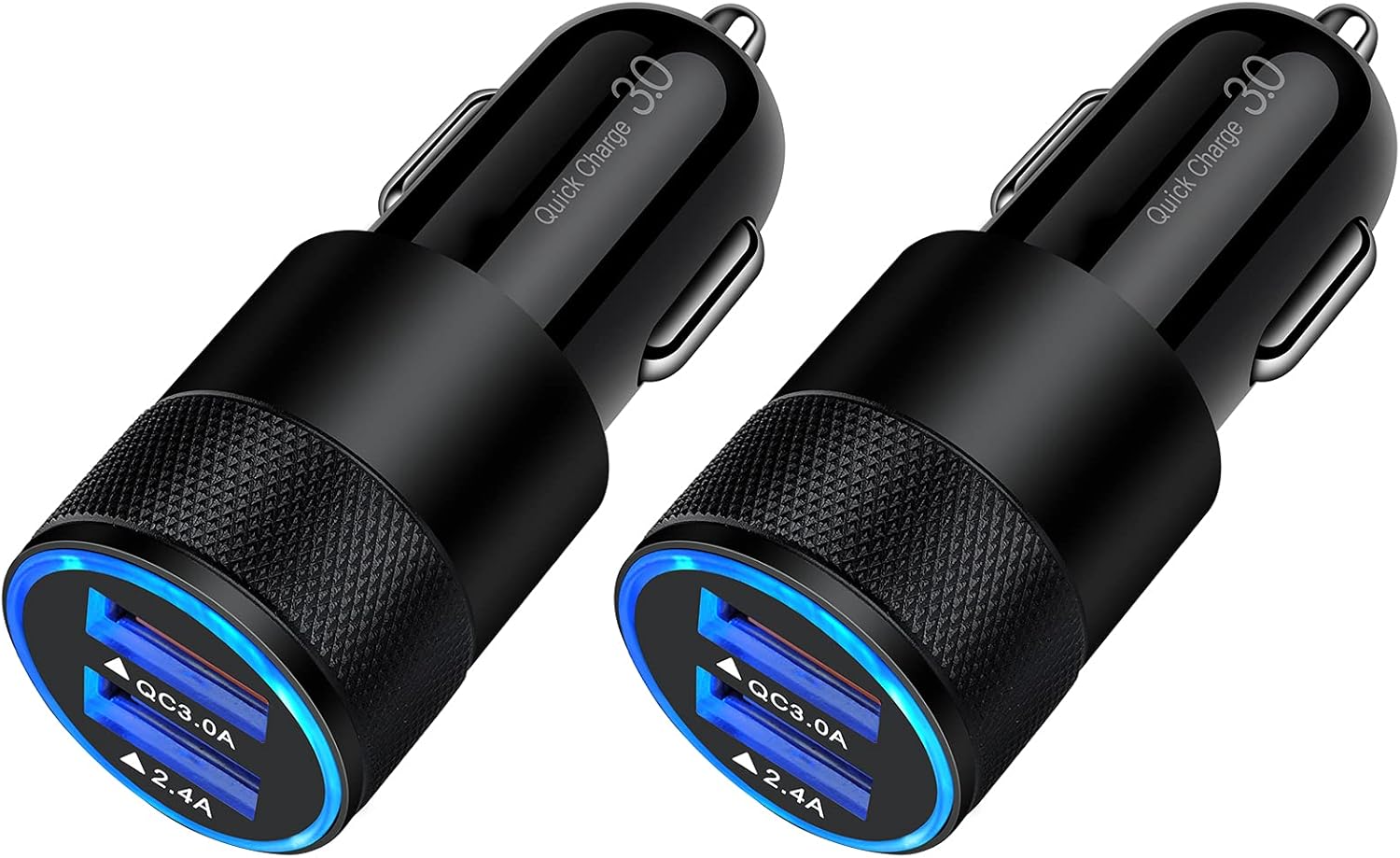 Amazon.com: Fast USB Car Charger, [2Pack] 5.4A/30W 2Ports Quick Charge ...