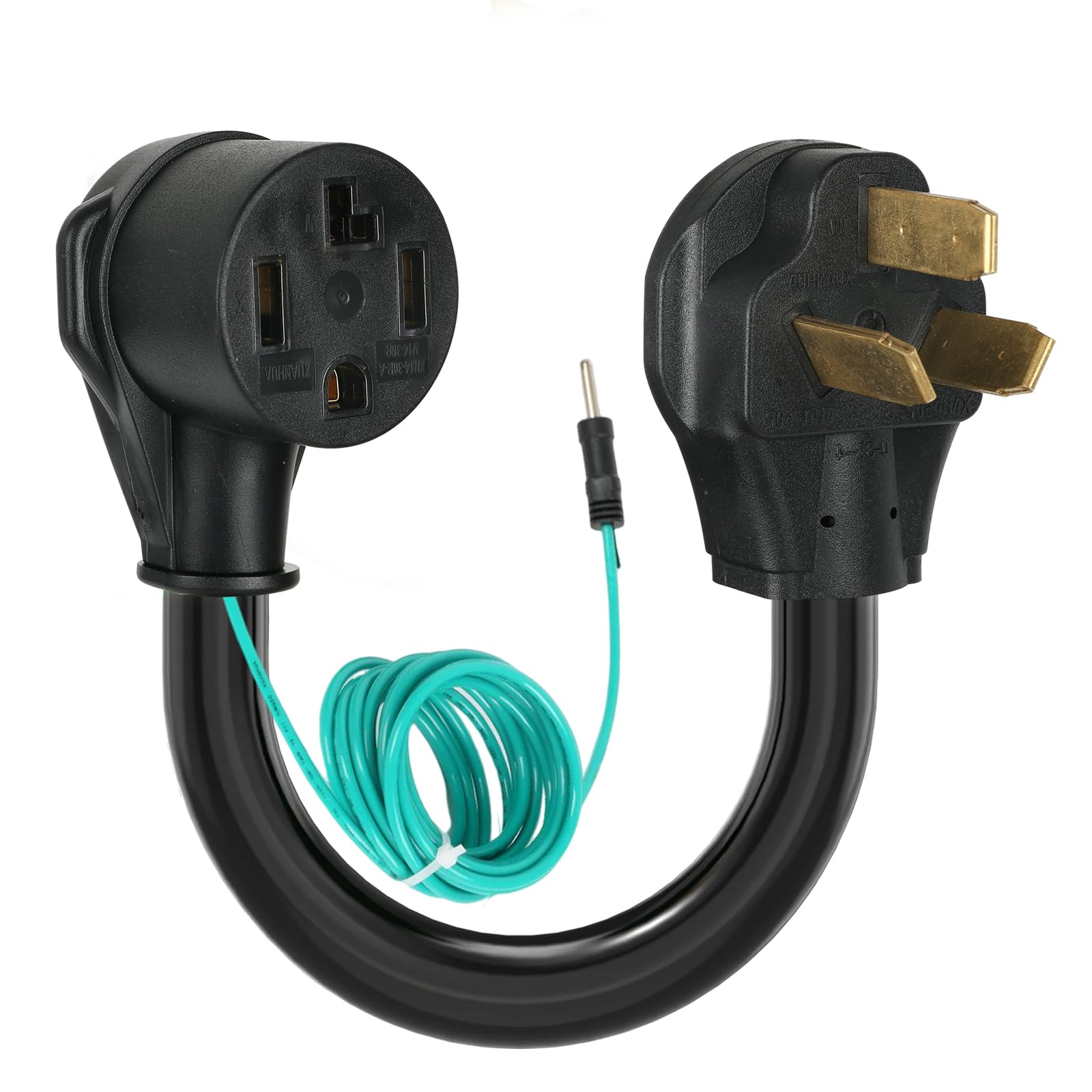 AQQHSAIN 1.5FT Welder Plug Adapter Cord NEMA 10-50P Male to Dryer 14 ...