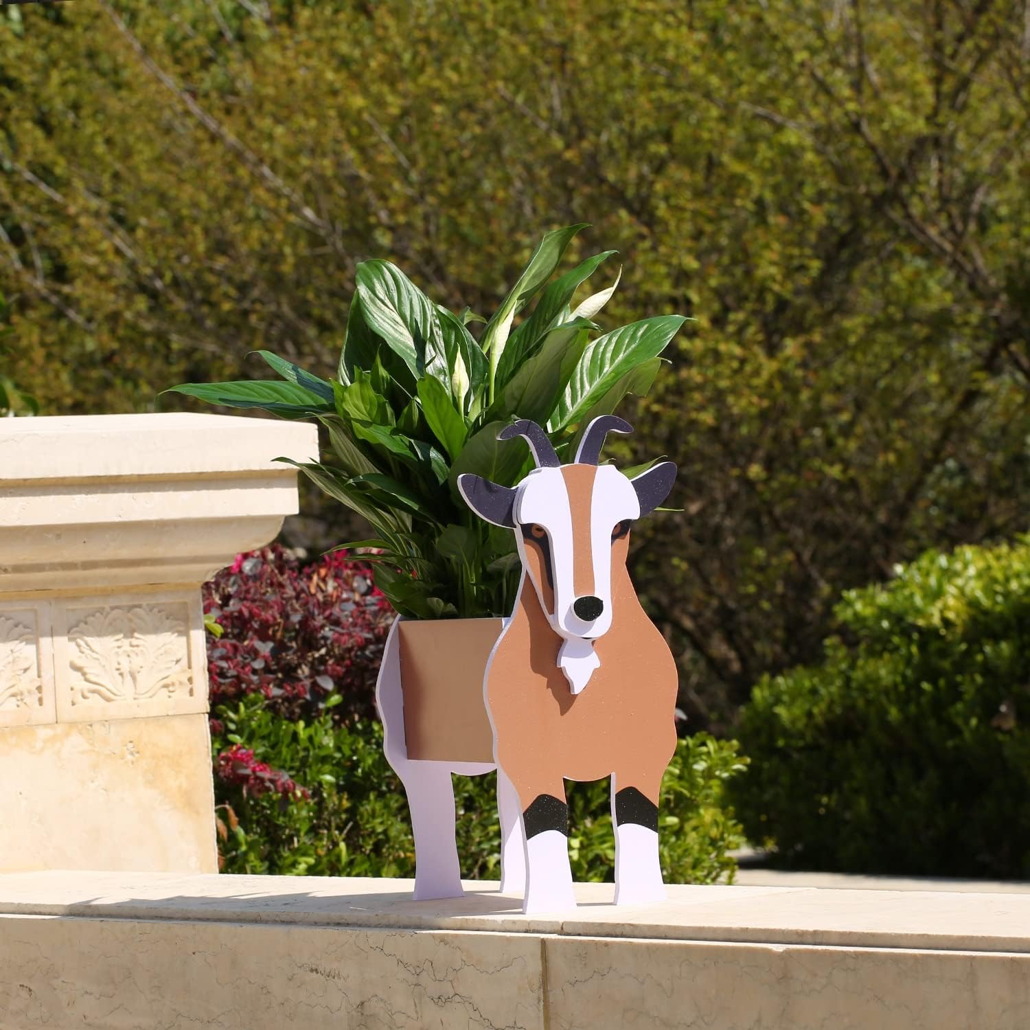 Fitcho Goat Gifts for Goat Lovers,Goat Planter Plant Pot,Cute Flower ...