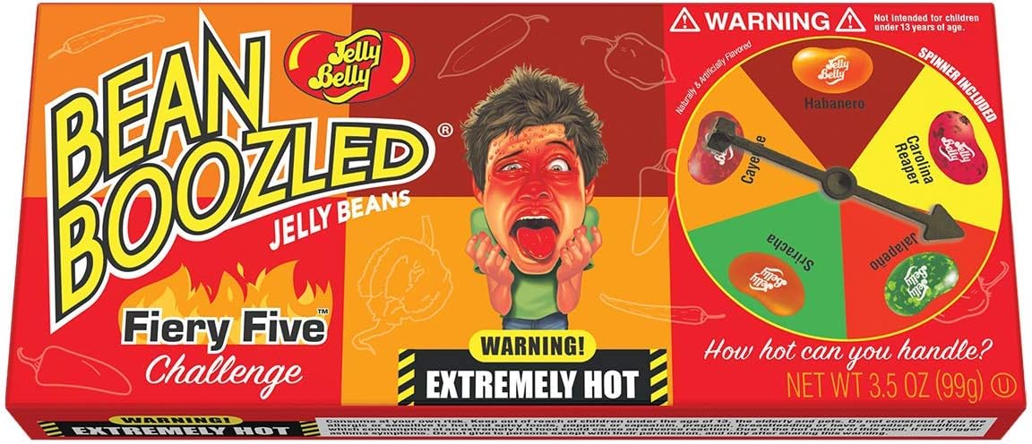 Amazon.com : Needzo Jelly Bean BeanBoozled Game 7th Edition, Small Flip ...