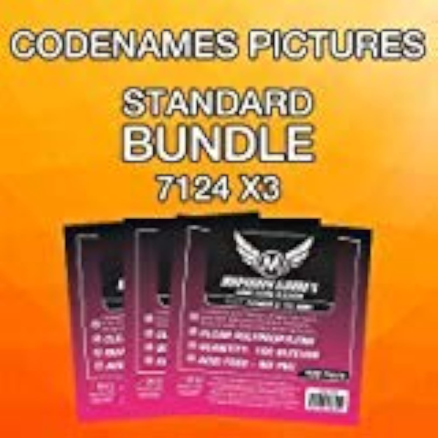 Amazon.com: Codenames: Pictures - Standard Card Sleeve Bundle : Toys ...