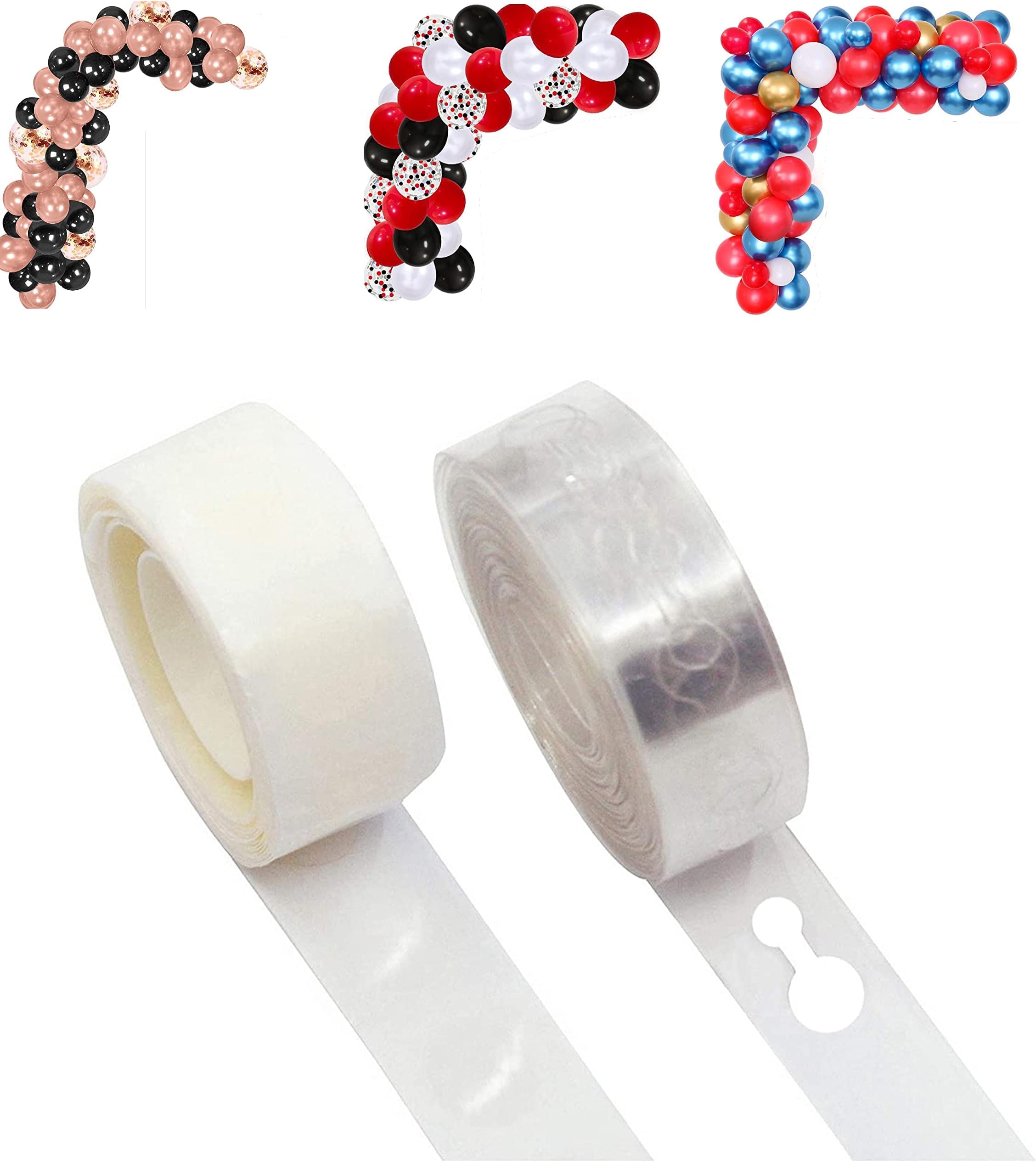 TOYXE Balloon Arch Strip and Dot Glue Tape 1 Pc Each, Balloon Arch ...