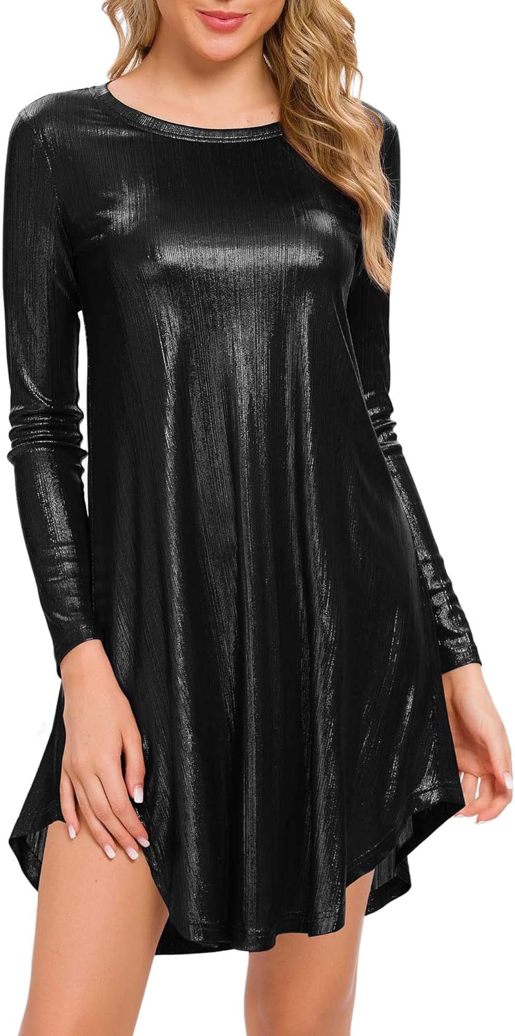 MSBASIC Bacholerette Party Dress Loose Dresses for Women Black XXL at Amazon Women’s Clothing store