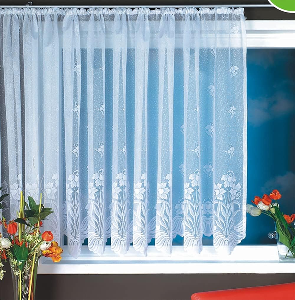 AFUT Pure Color Voile Window Net Voile Curtain Panels For Living Room ...