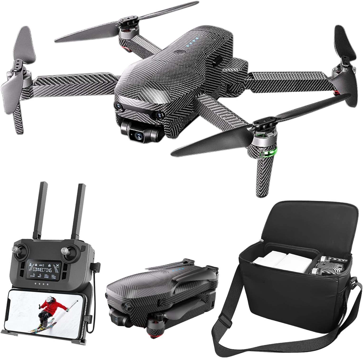 Amazon.com: Drones with Camera for Adults 4K Night Vision,30-Min Flight Time,2.5 Mile Long Range ...