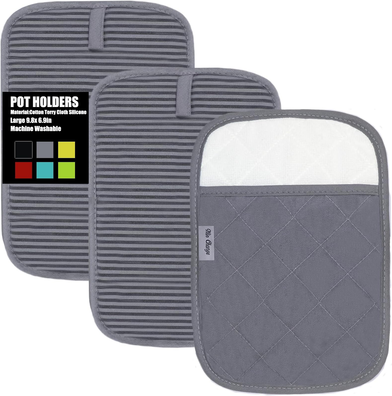 Amazon.com: All-Clad Premium Pot Holder & Hot Pad: Heat Resistant to ...