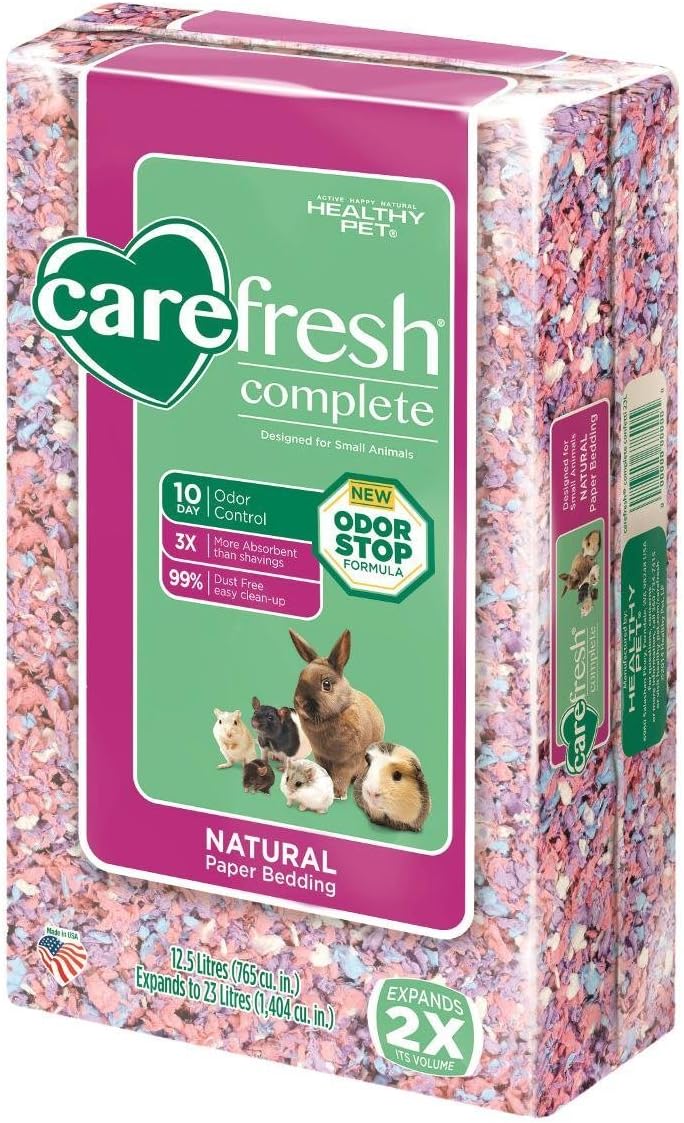 Amazon.com : CareFresh Complete Natural Paper Bedding - Confetti - 23 ...