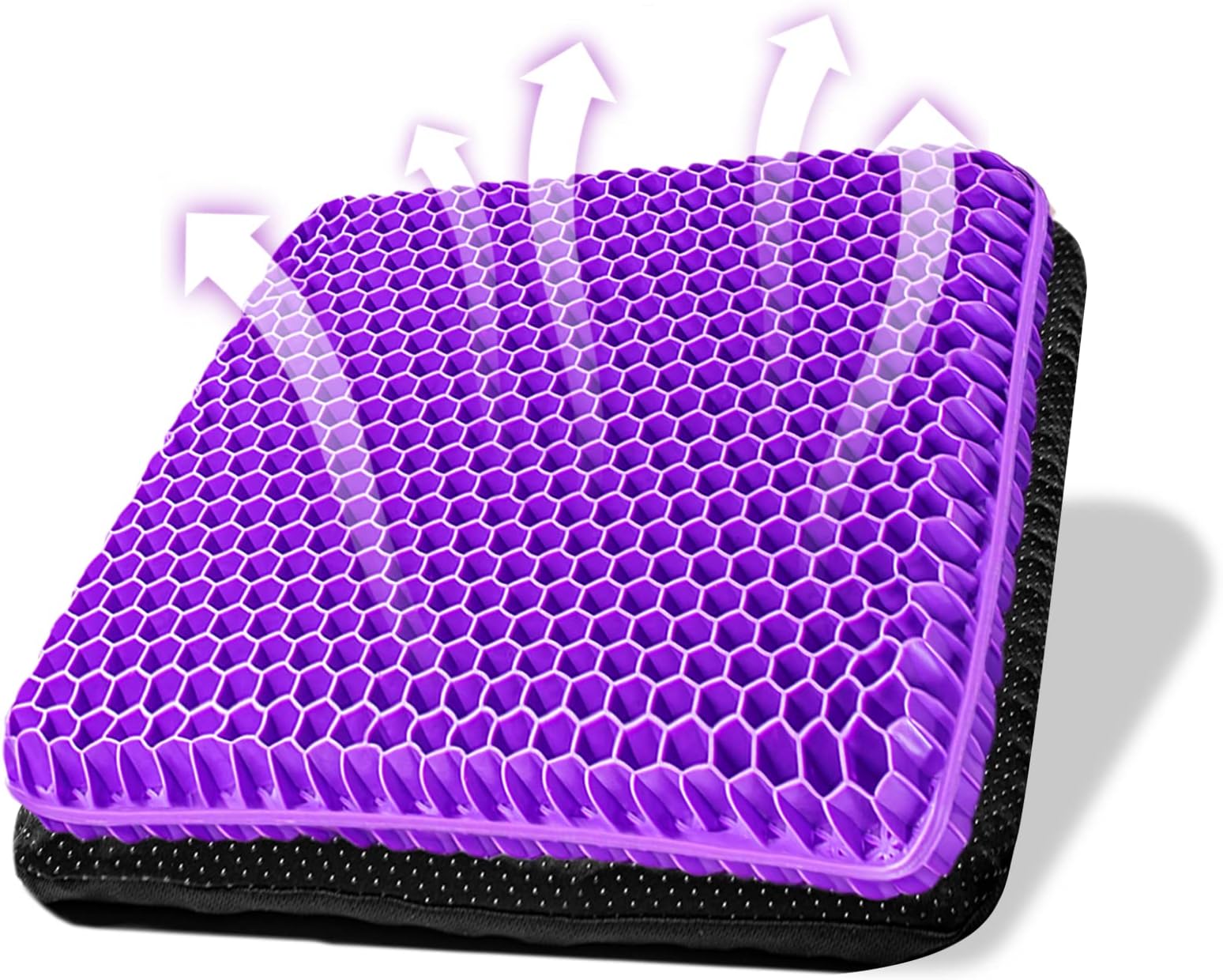 JML Soft Sitter Honeycomb Cushion - Gel Seat Cushion for Support and ...