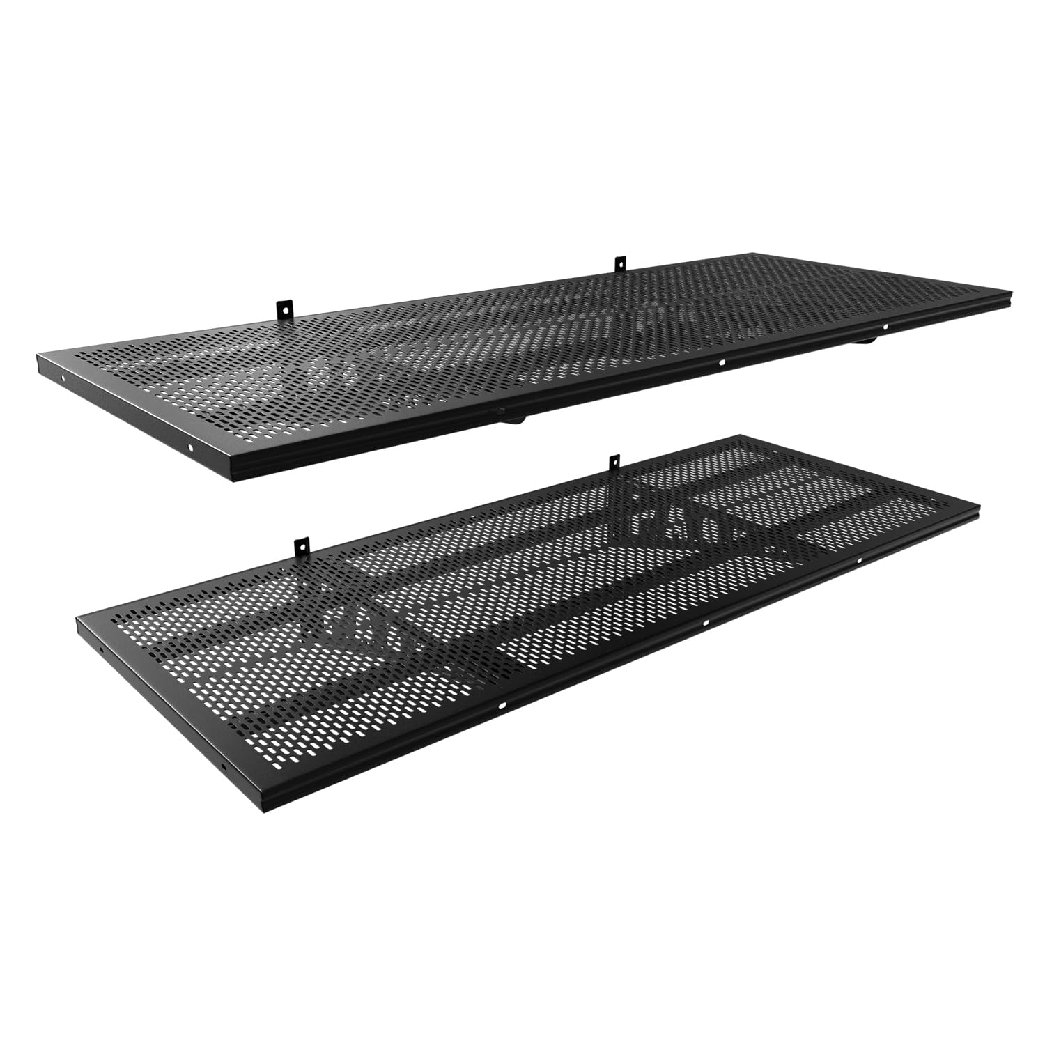 Amazon.com: PAOKE New Type Garage Wall Shelving, Sturdy Heavy Duty ...