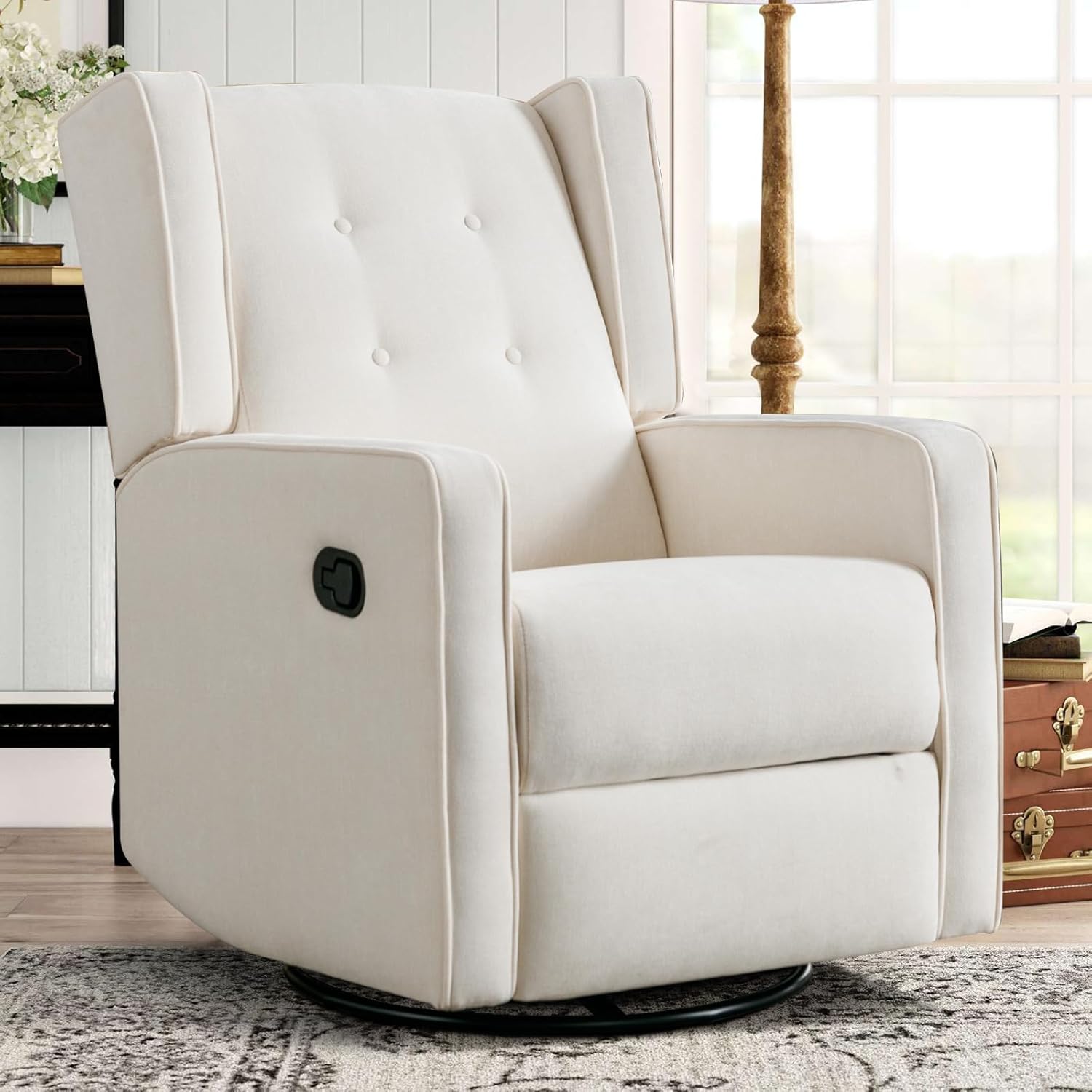 Amazon.com: CANMOV Swivel Rocker Recliner Chair, Rocking Chair Nursery ...