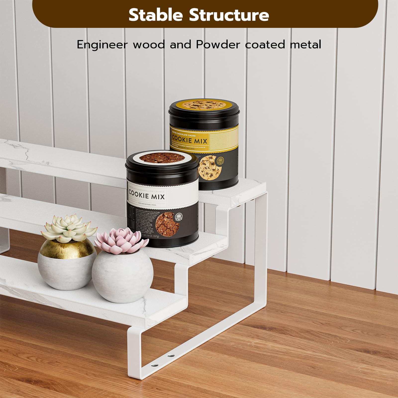 Snapklik.com : 3 Tier Table Display Wooden Stand, Three Counter Display ...