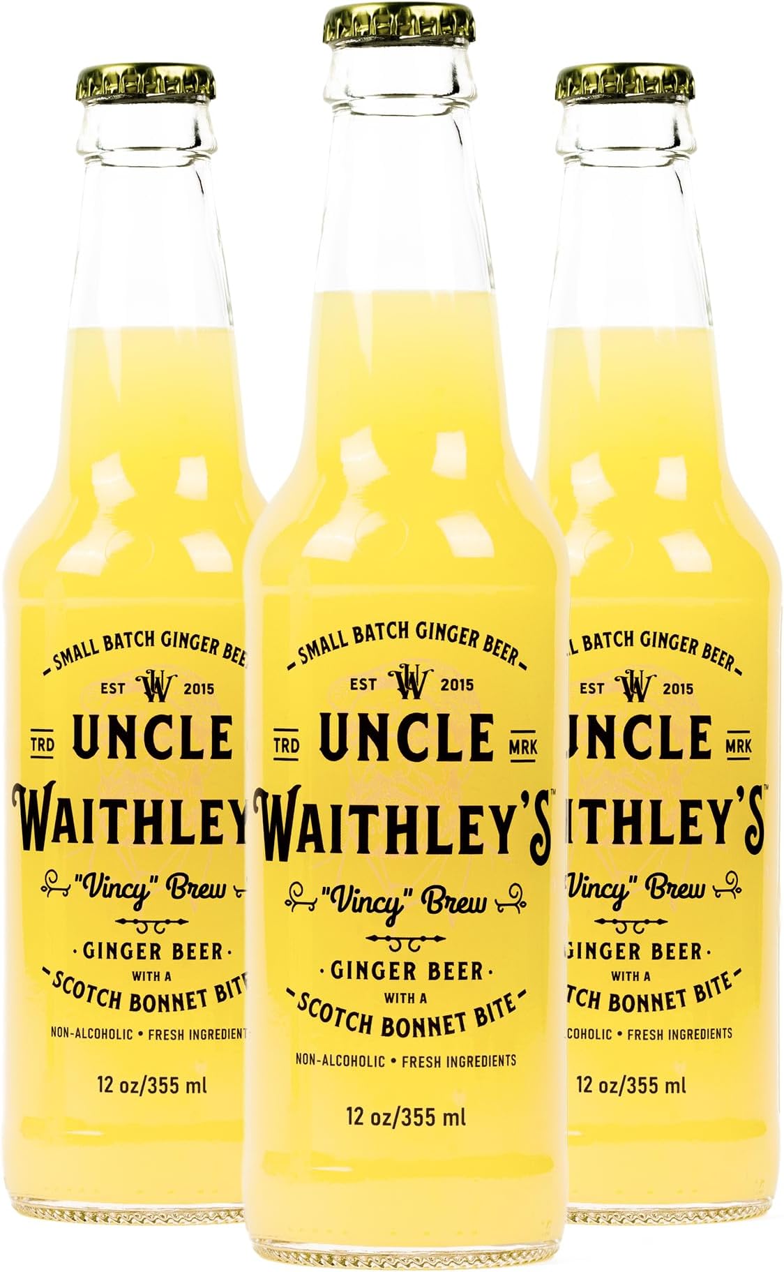 Amazon.com : Uncle Waithley's Vincy Brew - Exotic Caribbean Ginger Beer ...