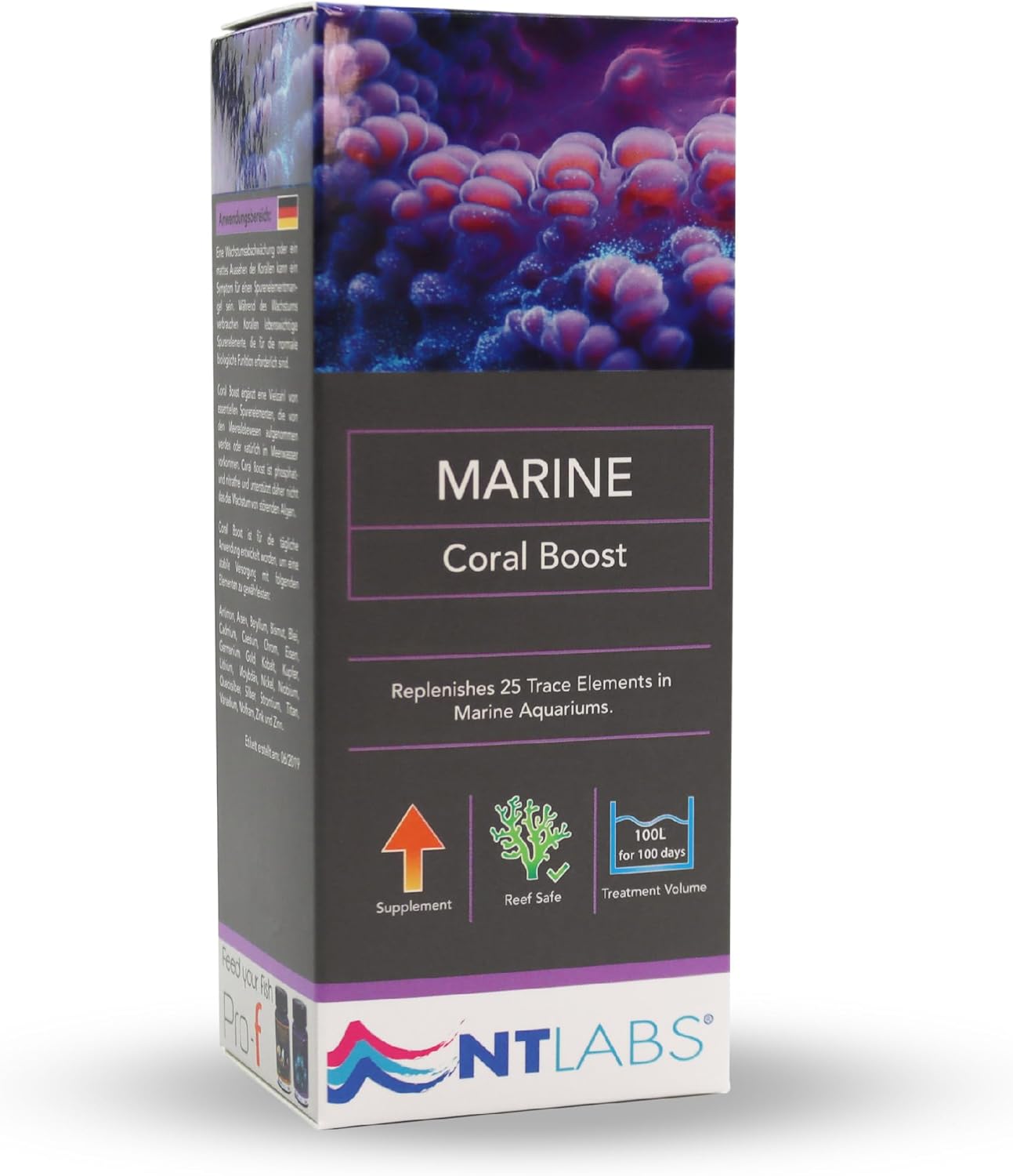 NT Labs Coral Boost, Replenishes 25 Trace Elements in Marine Aquariums ...
