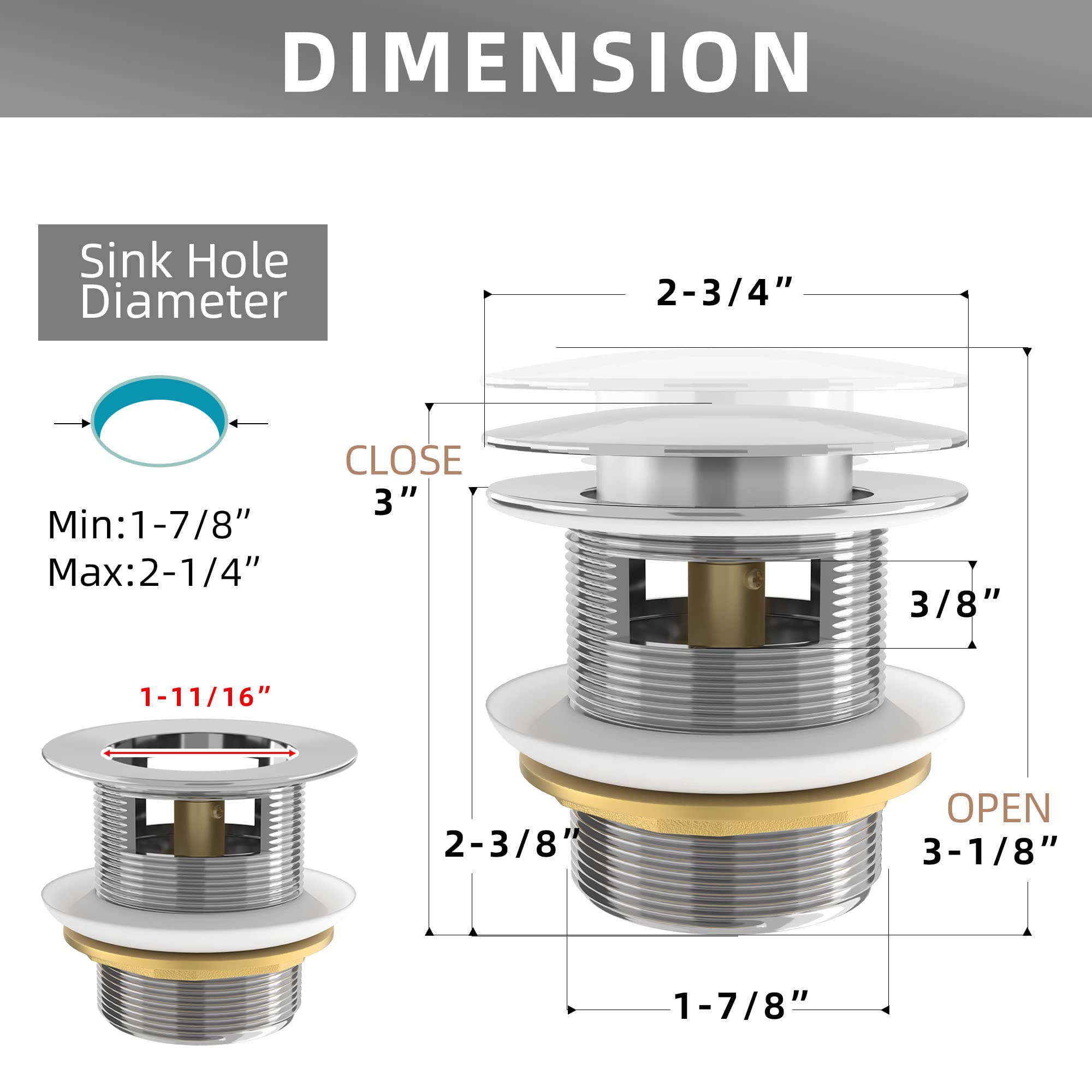 Freestanding Bathtub Drain with Removable Pop-up Free Standing Bath Tub ...