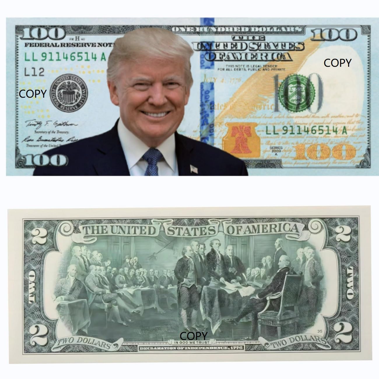 Bille 100 Dollar 2024