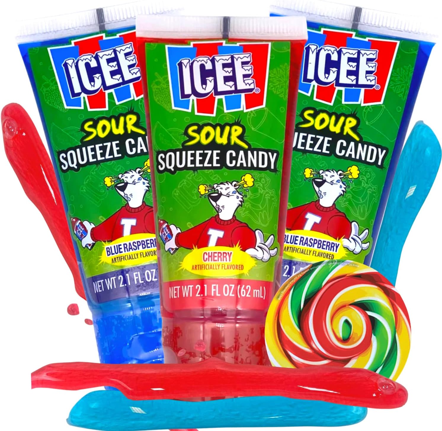 Amazon.com : Ooze Tube Kidsmania Sour Ooze Tubes, Oozing Delicious ...