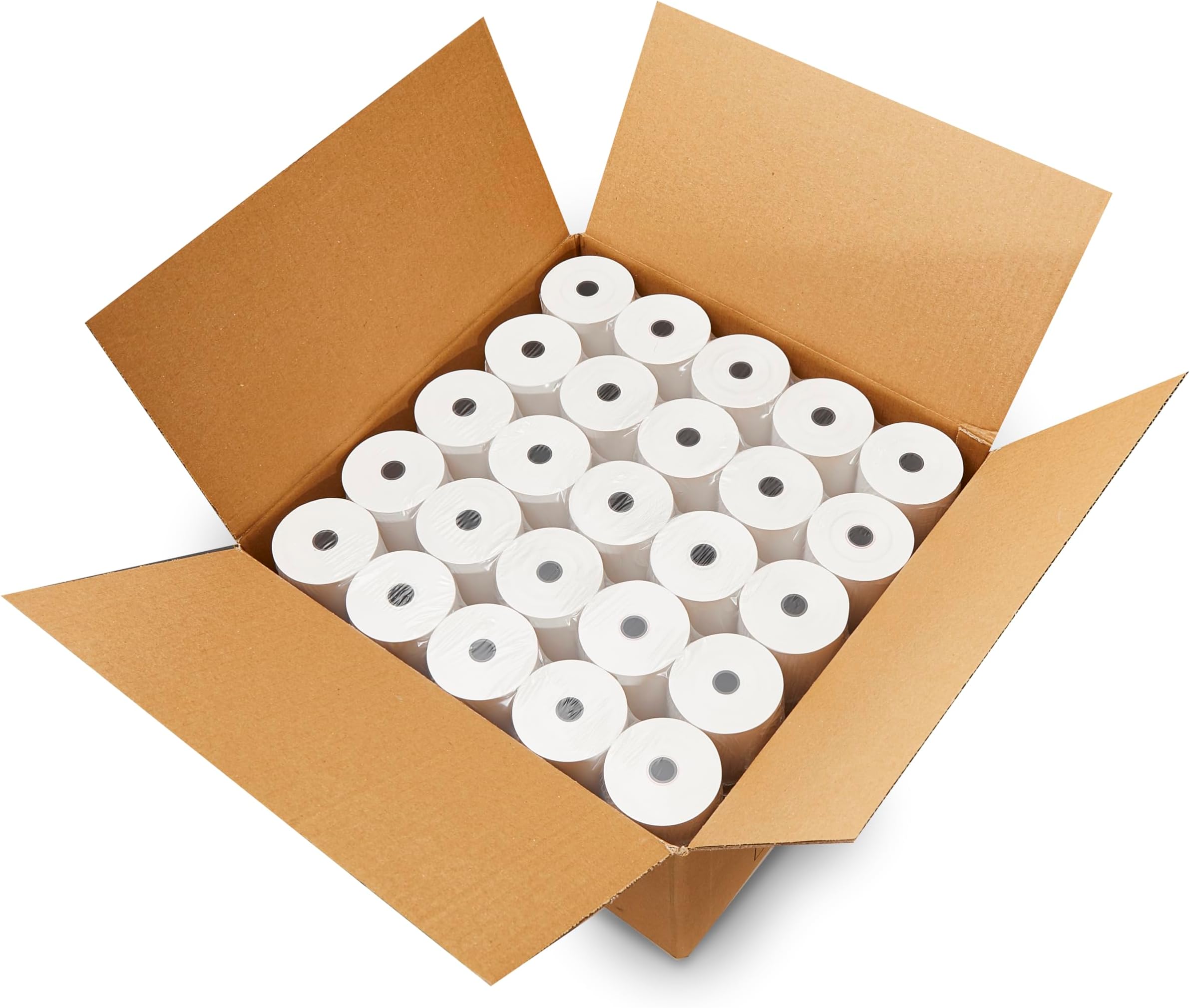 Amazon.com: BuyRegisterRolls (100 Rolls - 2 Cases) 3 1/8 x 230 (53 GSM ...