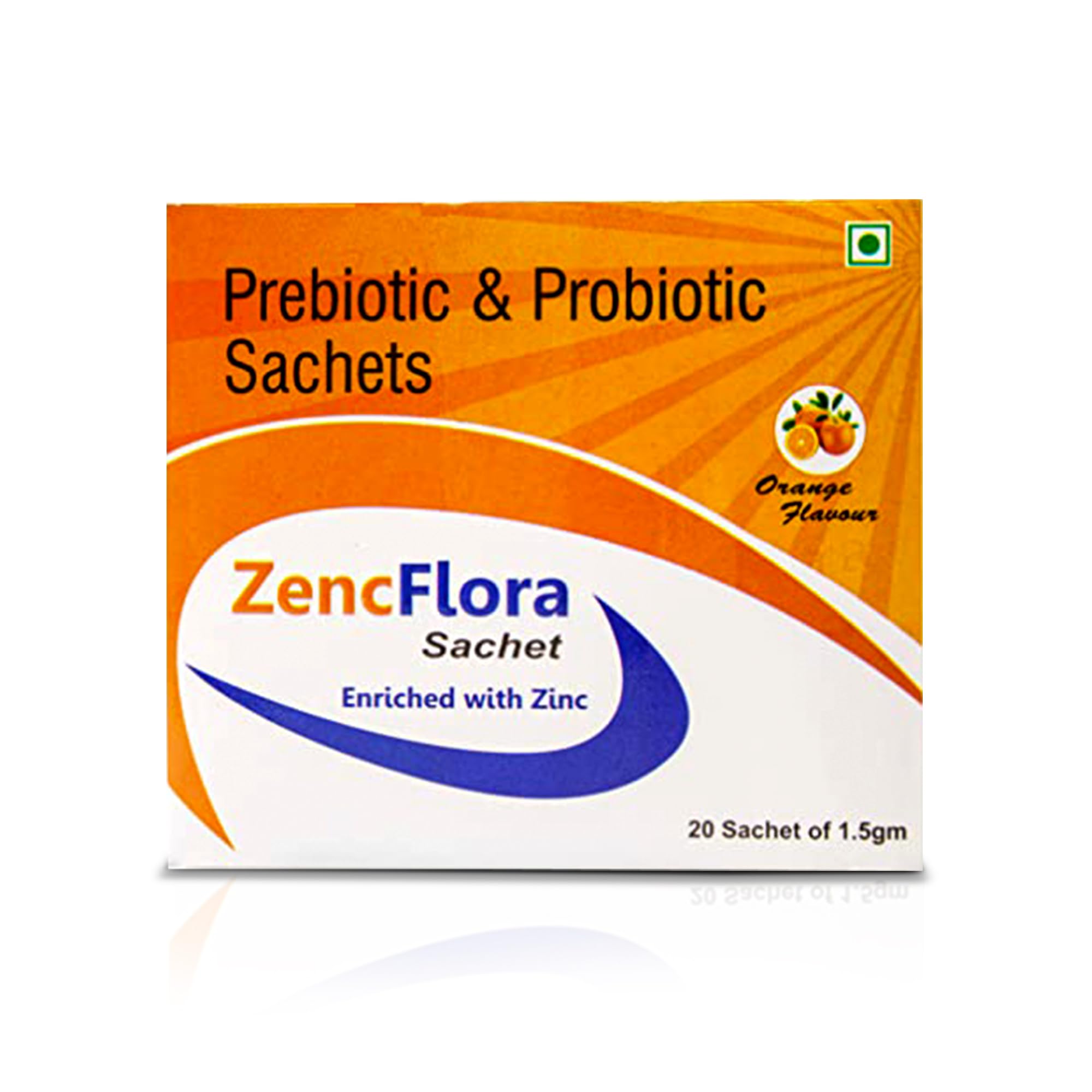 CureZen ZencFlora Prebiotic and Probiotic Sachets | Enriched with Zinc ...