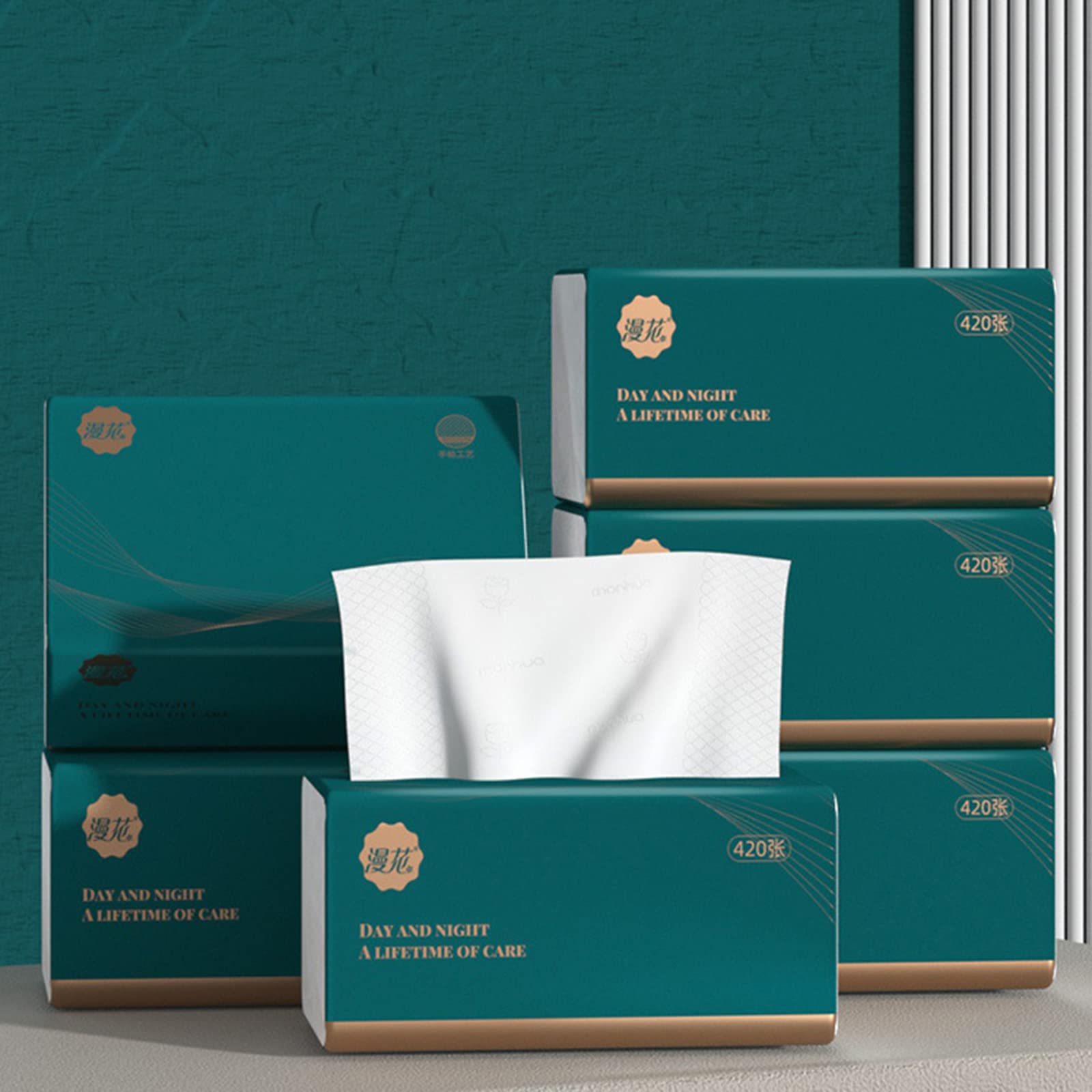 Amazon.com: 6 Packs Disposable Soft Facial Tissue, Small Napkin, Toilet ...