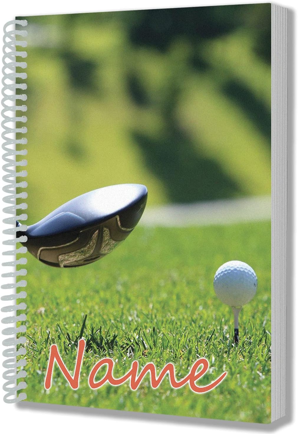Personalised Golf A5 Notepad Notebook Drawing Writing Jotter : Amazon ...