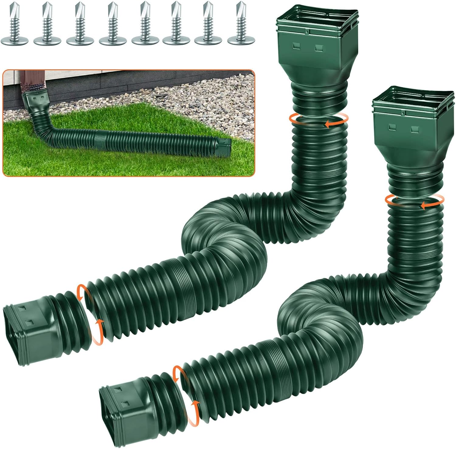 Gutter Downspout Extensions,Downspout Extender,Rain Gutter Downspout ...