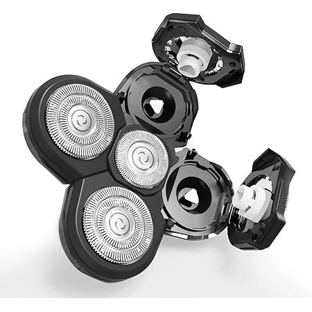 Amazon.com: Roziaplus 6D Electric Shavers Replacement Heads Bald ...