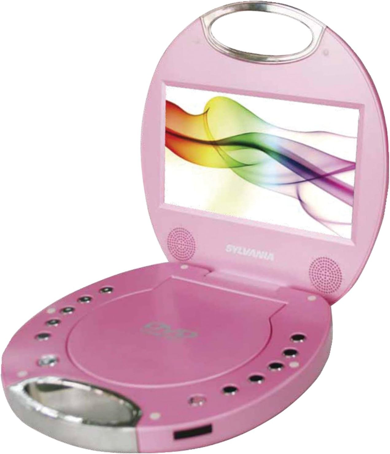 Amazon.com: SYLVANIA SDVD7046-PINK 7" Portable DVD Player with ...