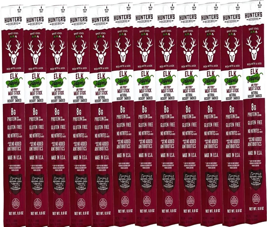 Amazon.com: 12 Count - Hunter's Reserve - PKM - Exotic Meat Trail ...