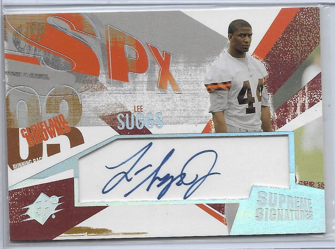 Amazon.com: 2003 Upper Deck SPX Football Lee Suggs Supreme Signatures ...