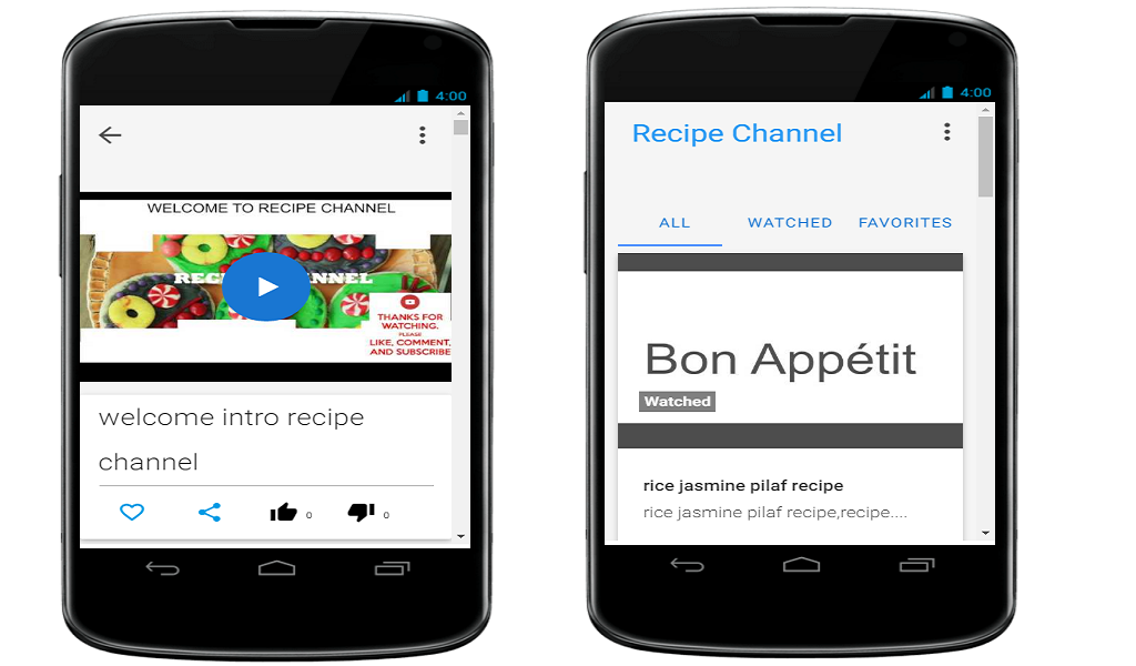 recipe channel - App on Amazon Appstore